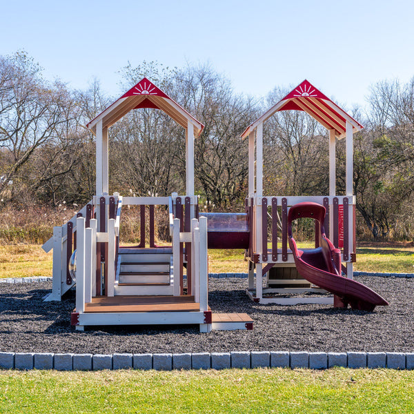 King Swings Commercial Playgrounds Trail Blazer - NJ Swingsets