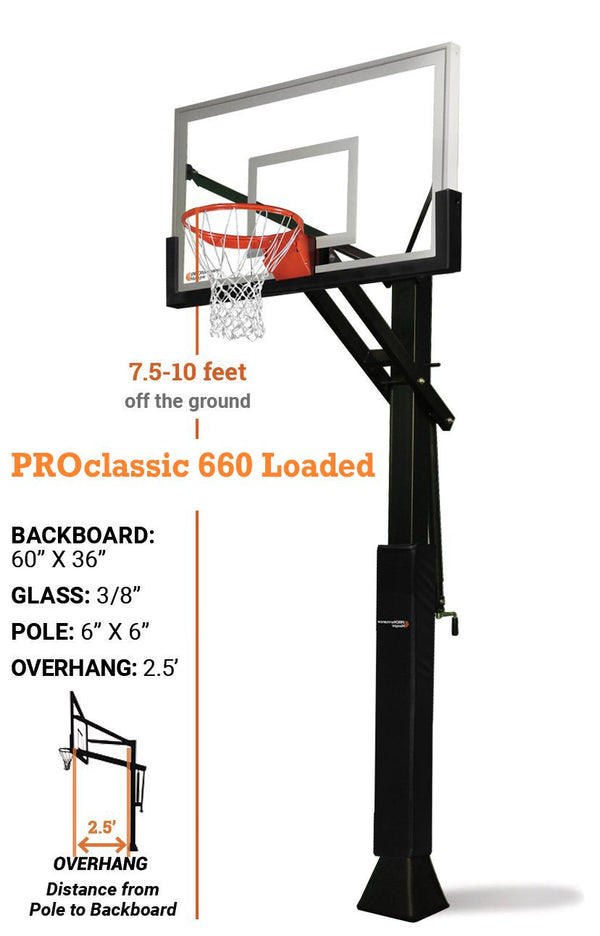 PROFormance Hoops PRO Classic 660 Loaded - NJ Swingsets