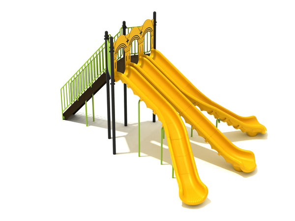 Playground Equipment 8 Foot Triple Sectional Split Slide - NJ Swingsets