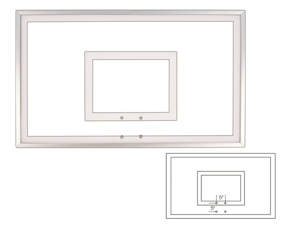 First Team Acrylic Backboard 36 x 60 inch-FT220 - NJ Swingsets